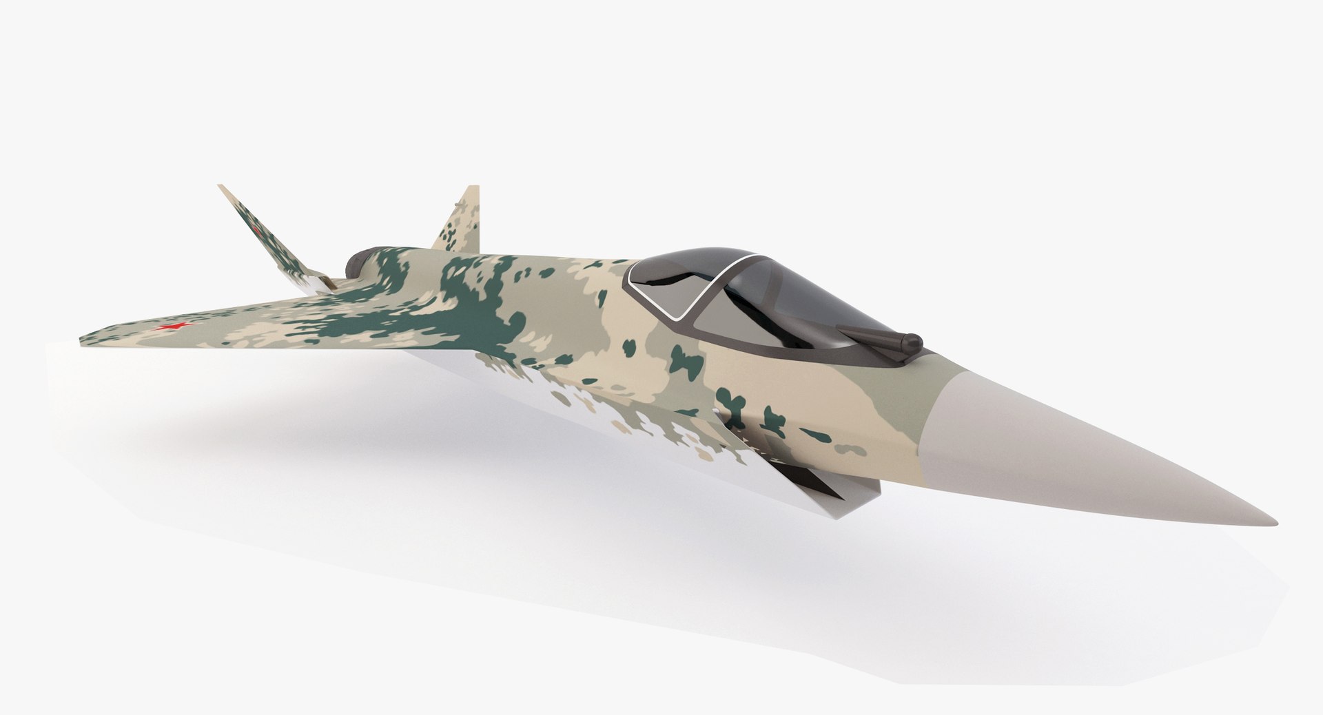 3D Checkmate Su-75 model - TurboSquid 1763311