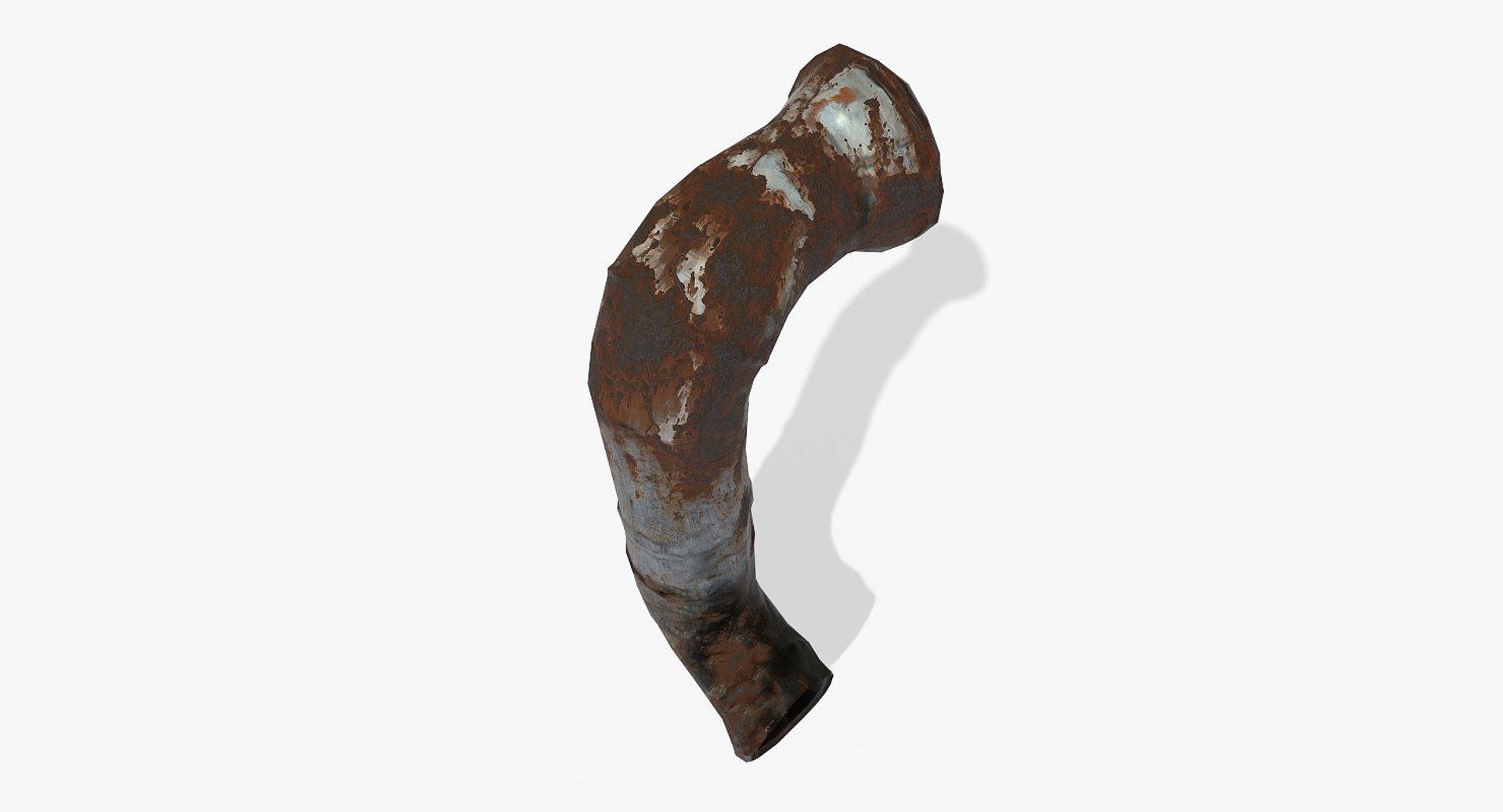 3D Tube Rusted Photoscan - TurboSquid 1195098