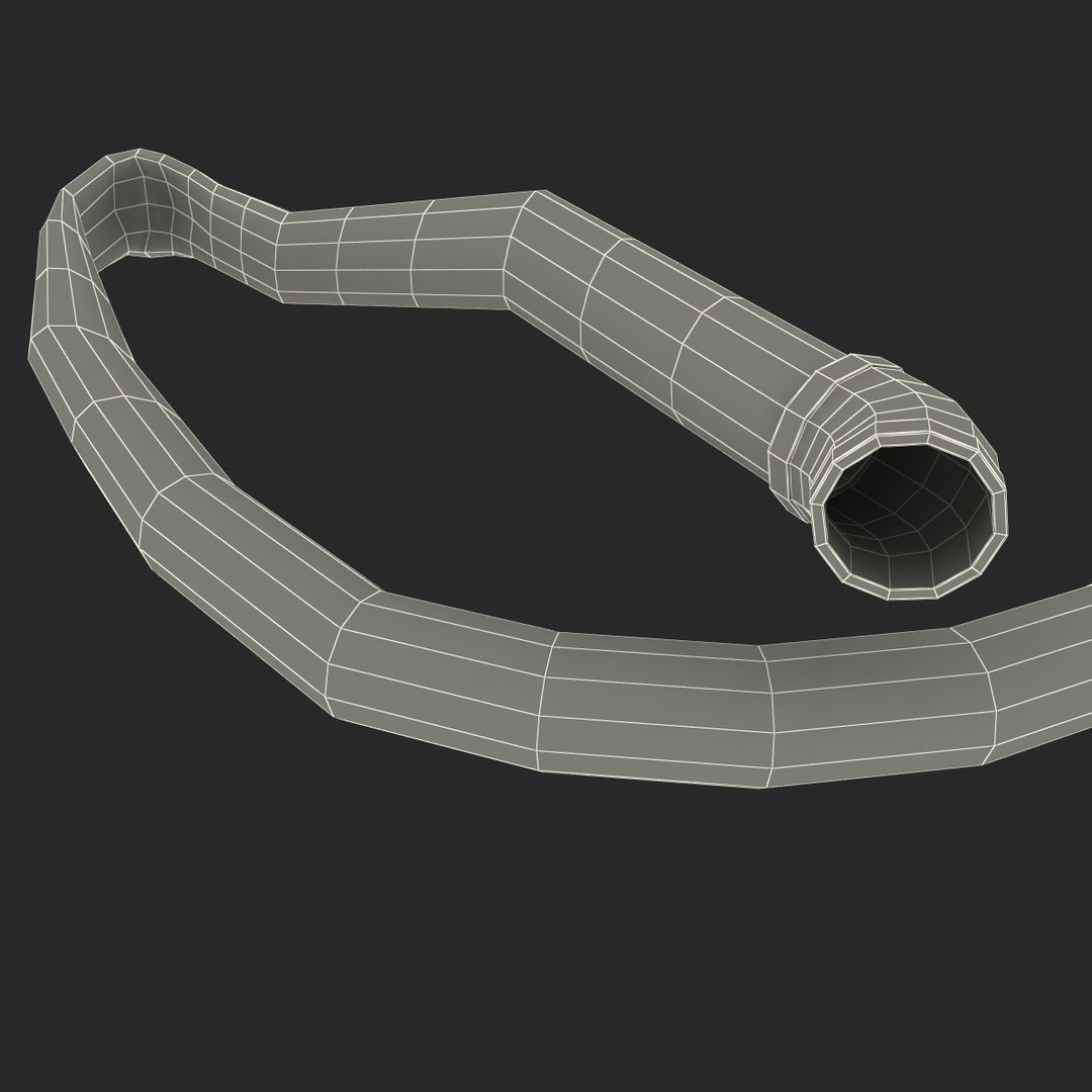 3d broken iron pipe 13