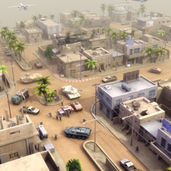 3d arab infantry games model