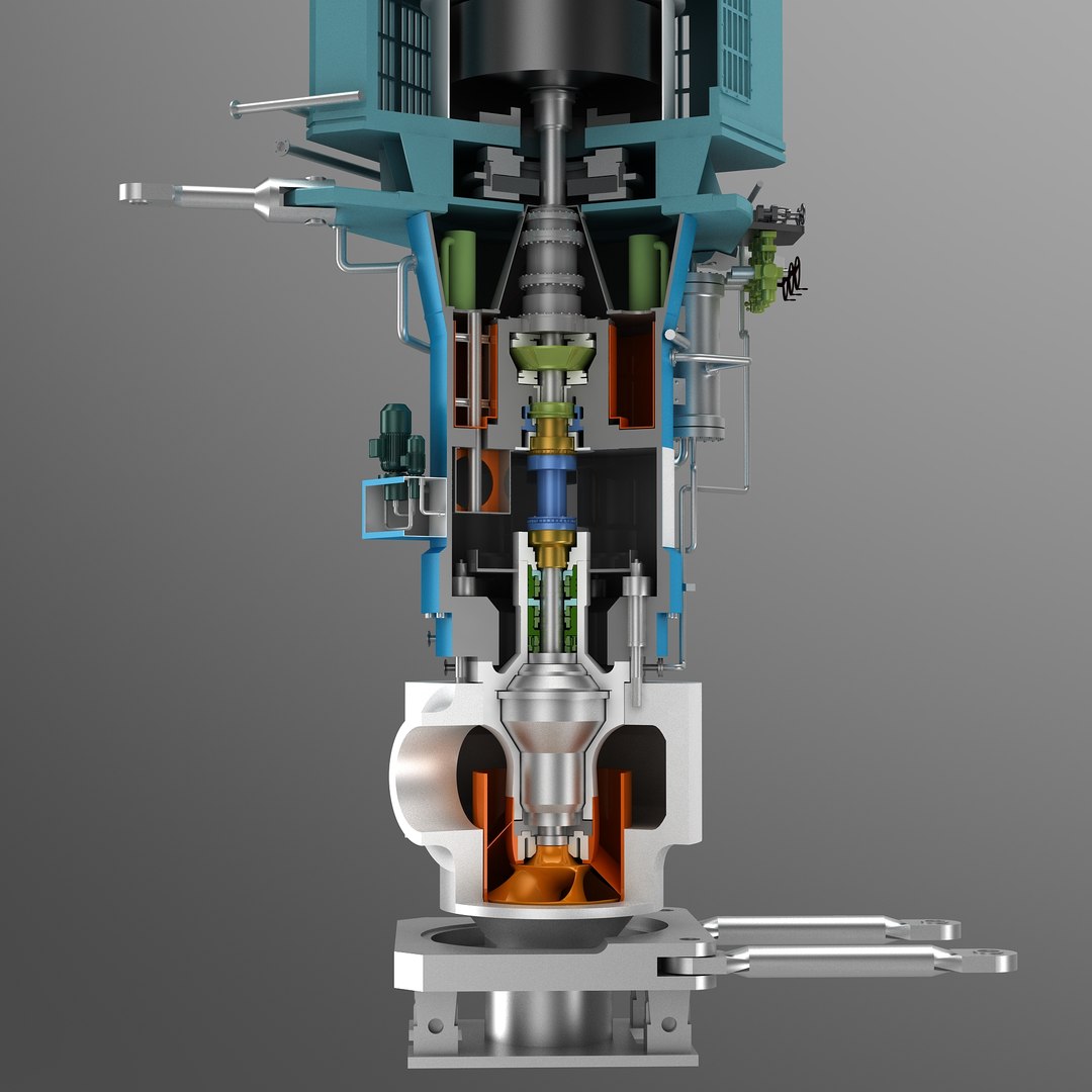 Nuclear Power Plant Pump 3D Model - TurboSquid 2014245