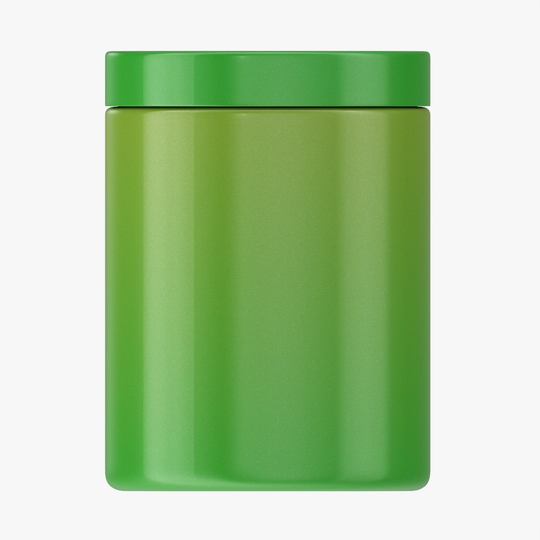 3D Plastic Jar for Mockup 06 - TurboSquid 1716184