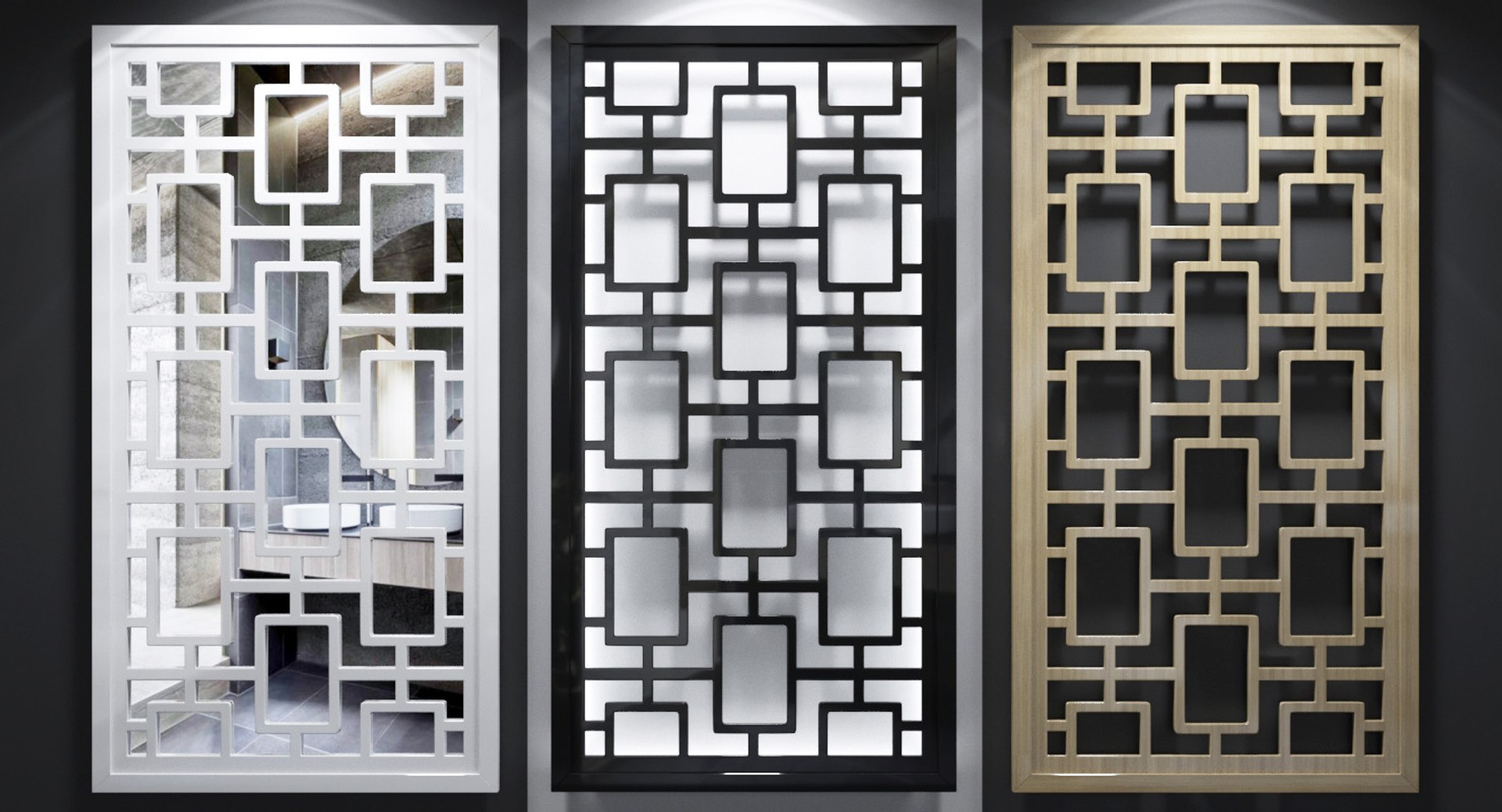 Screen Decorative 3D Model - TurboSquid 1340706