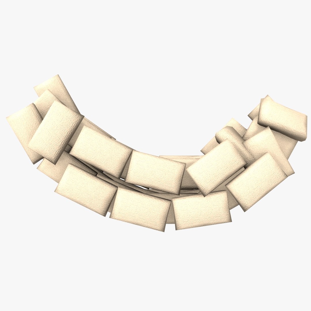 sand sandbag 3d model