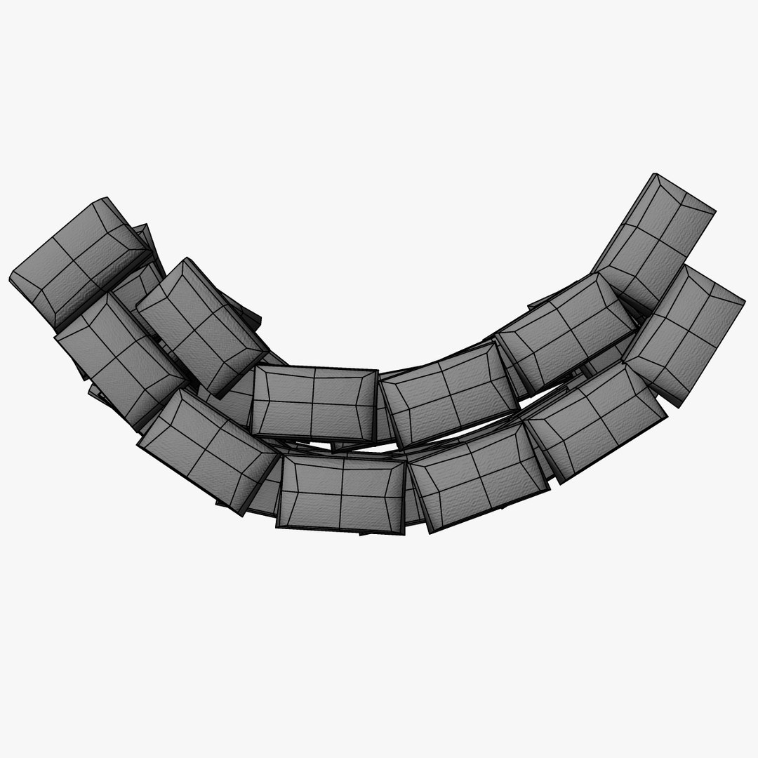 sand sandbag 3d model