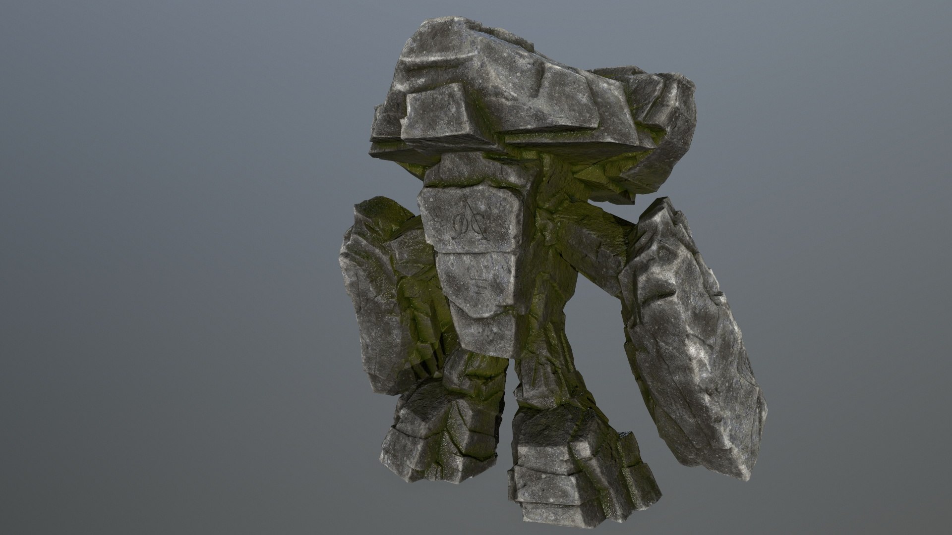 3D Rock Monster Model - TurboSquid 1853542