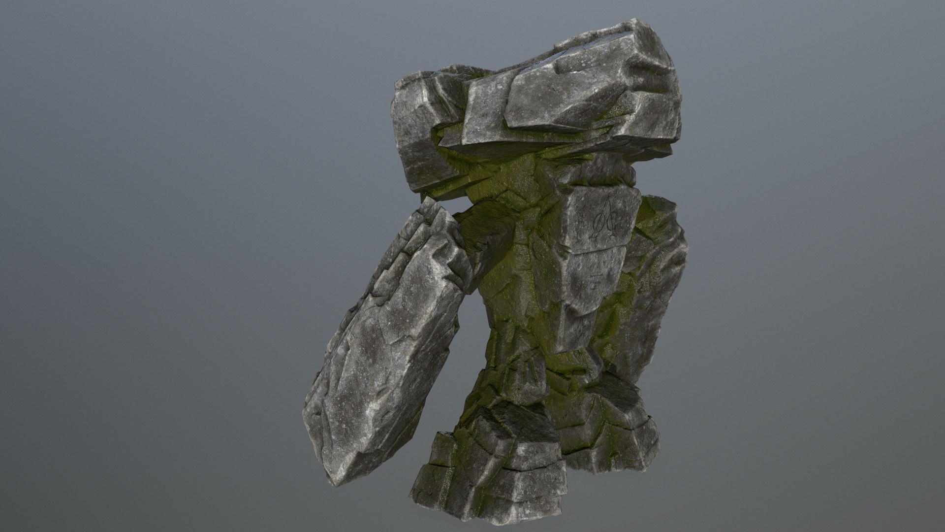 3D Rock Monster Model - TurboSquid 1853542