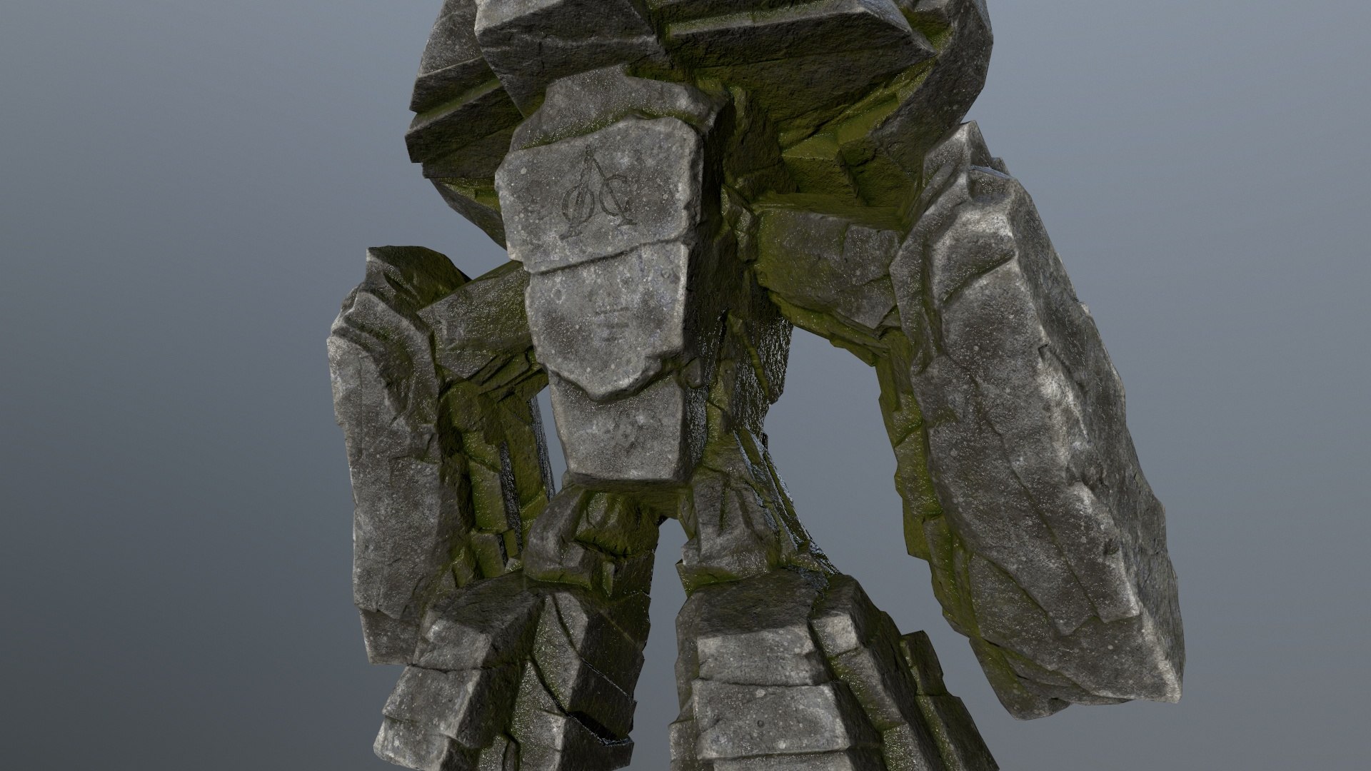 3D Rock Monster Model - TurboSquid 1853542