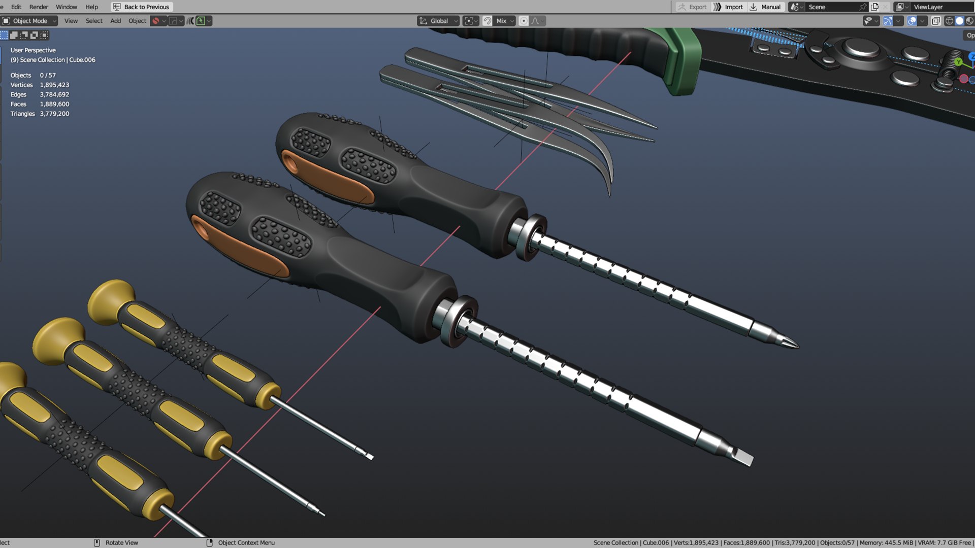 Technician Tools Model - TurboSquid 2333174