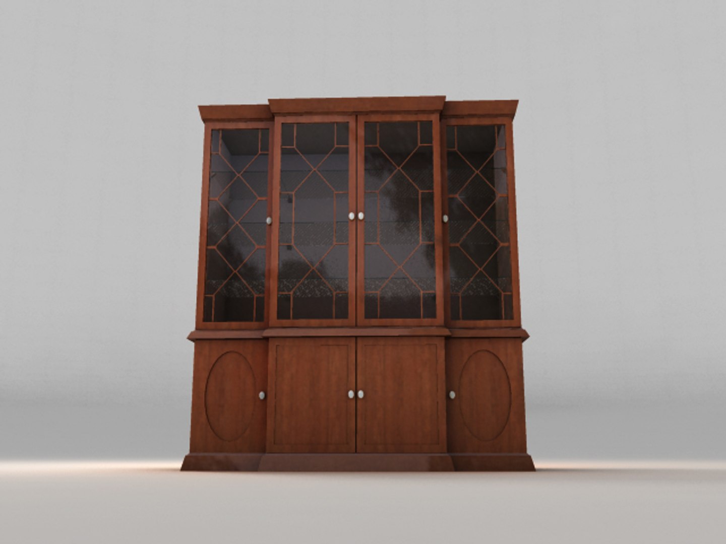 Old Fashioned Hutch 3d Model
