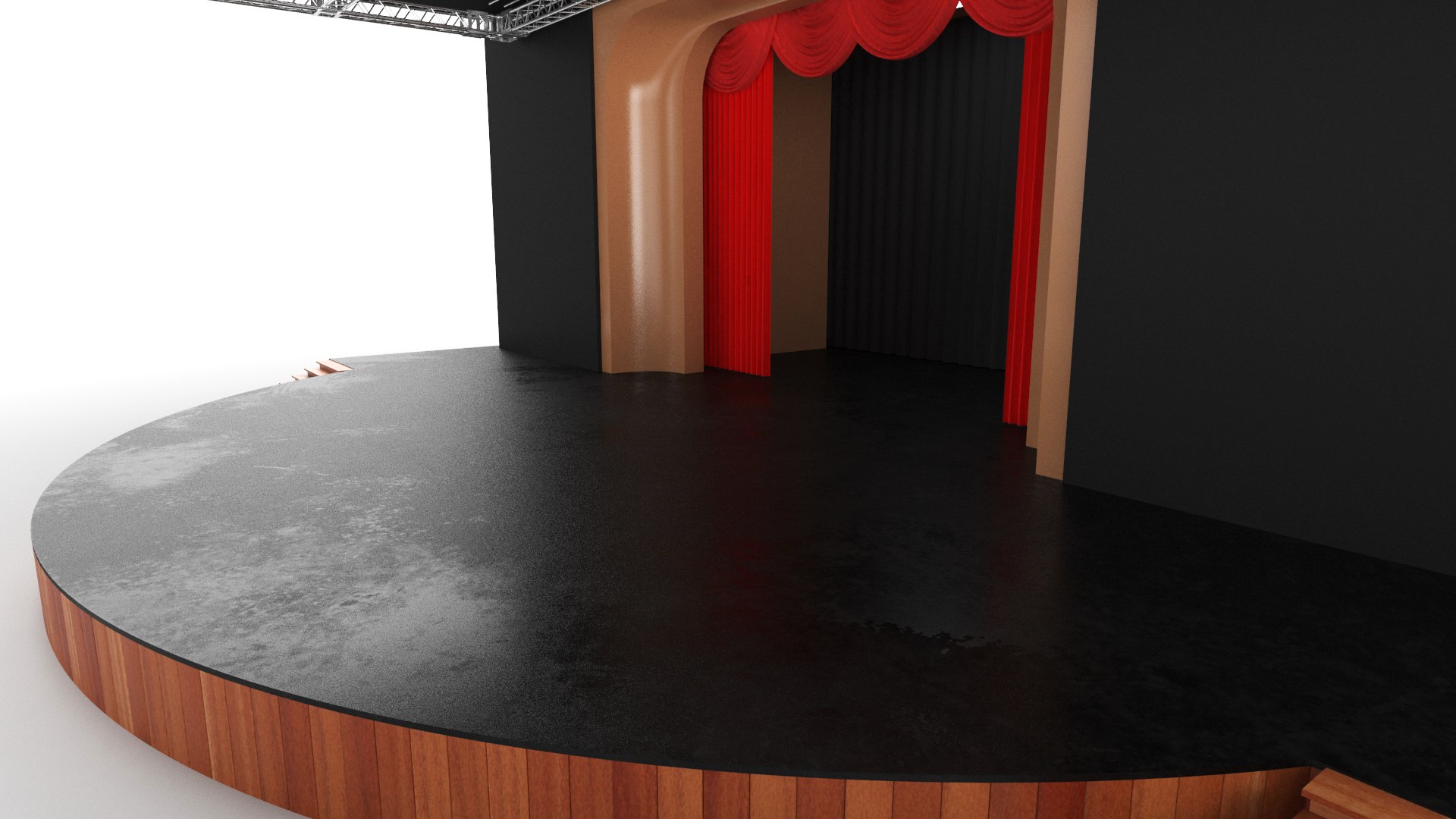3D Real Theater Stage - TurboSquid 1631118