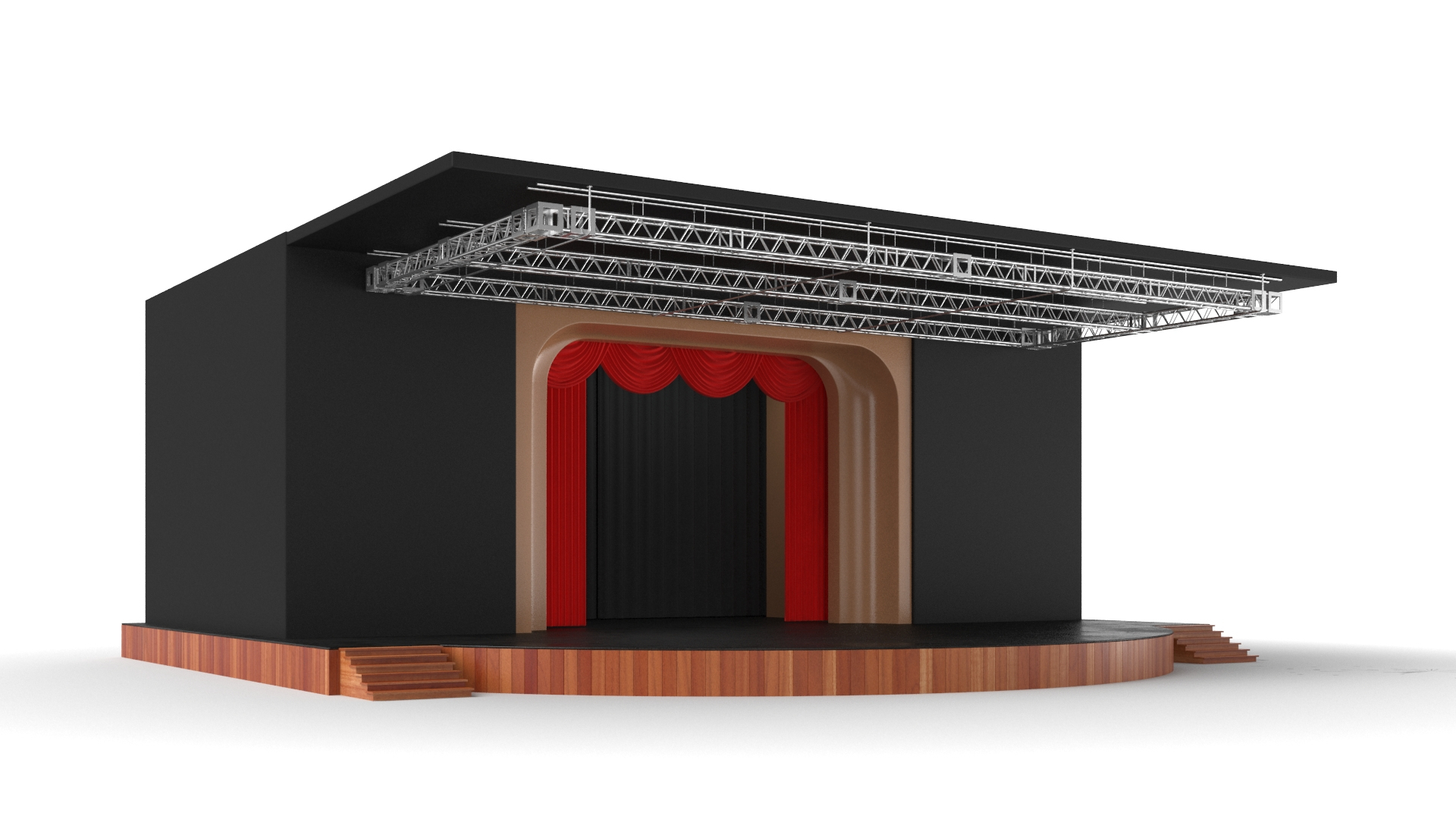 3D Real Theater Stage - TurboSquid 1631118