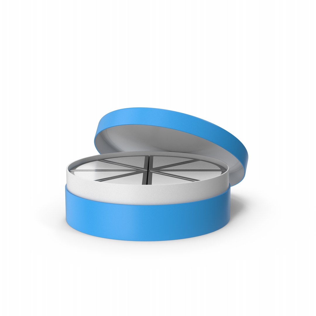 Blue Cheese Box 3D - TurboSquid 2328655