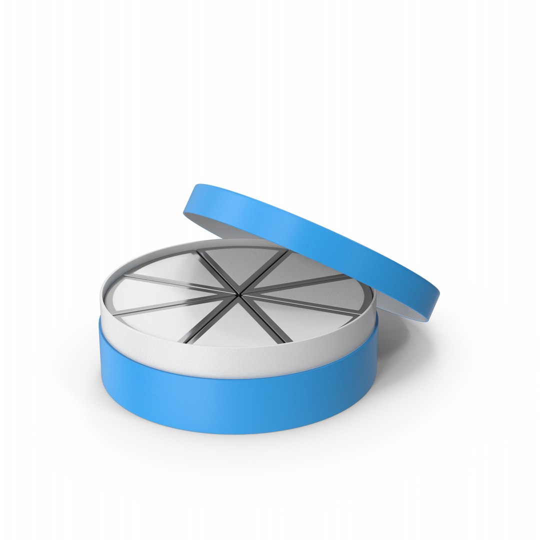 Blue Cheese Box 3D - TurboSquid 2328655