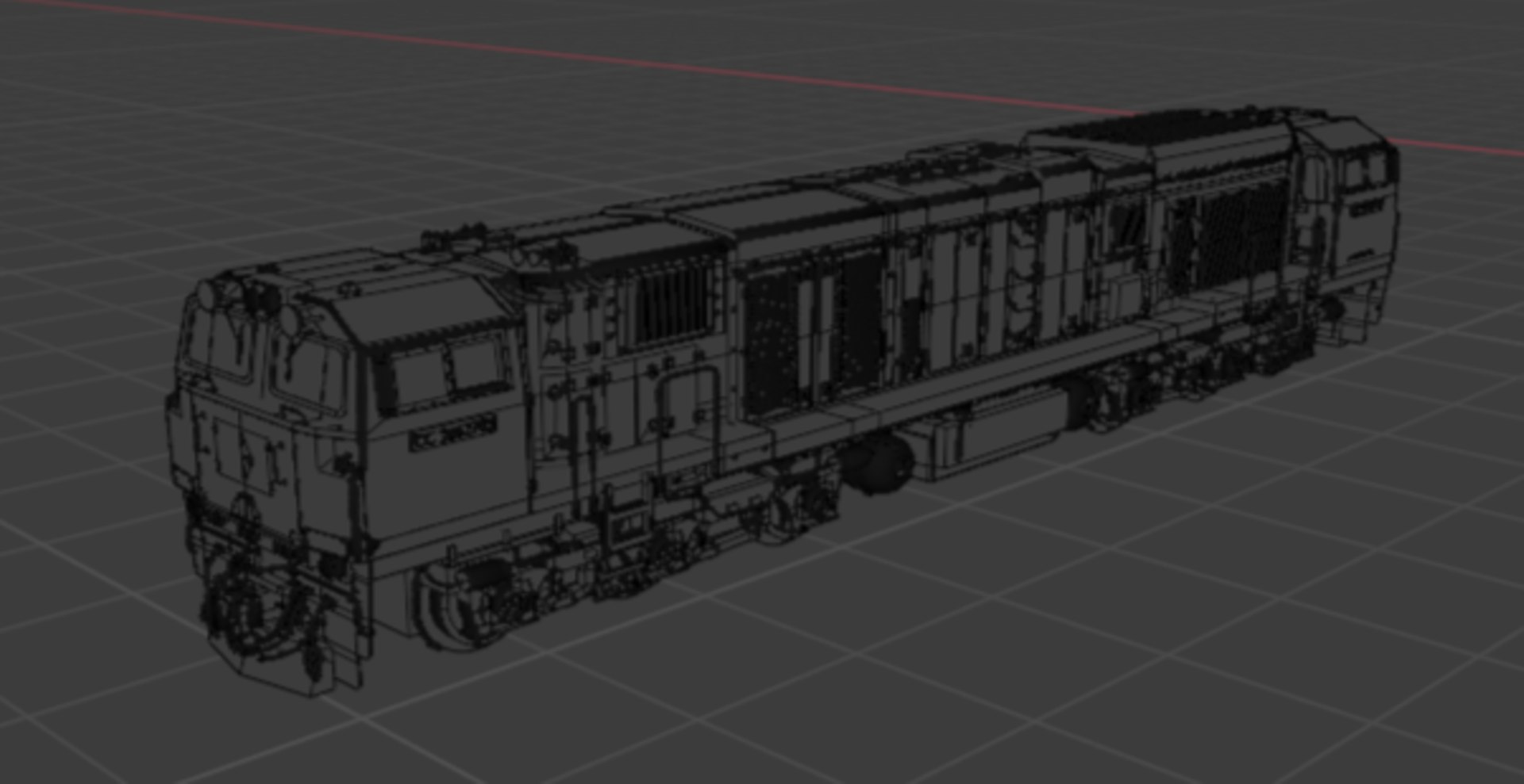 GE CM20EMP Indonesian Locomotive Model - TurboSquid 2222528