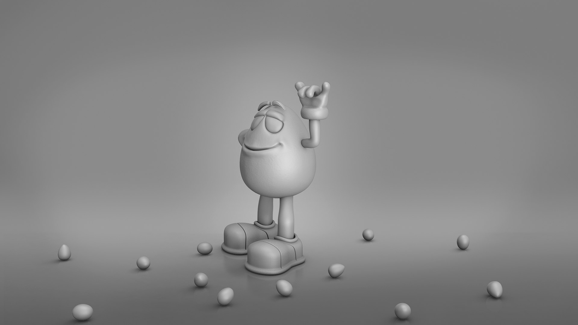 3D MnM Character - TurboSquid 1833270