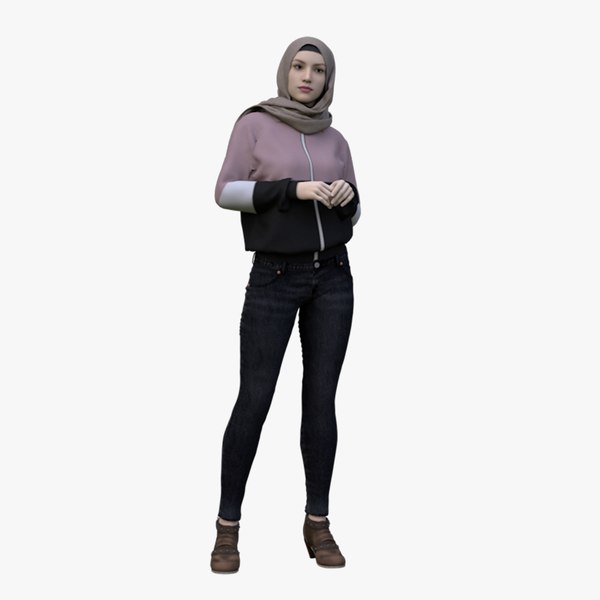3D Hijab Models | TurboSquid