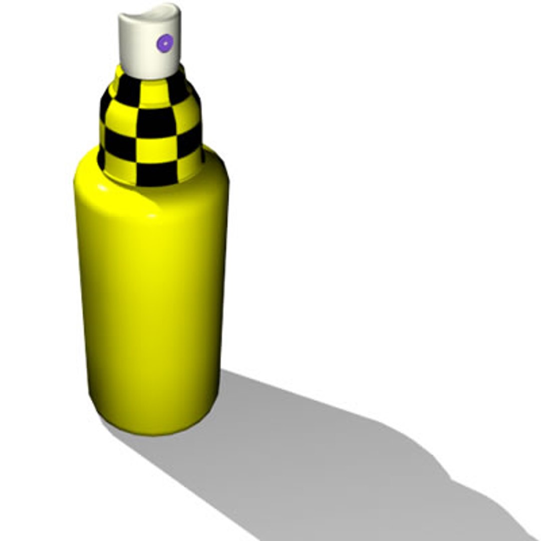 3d Spray Bottle Model