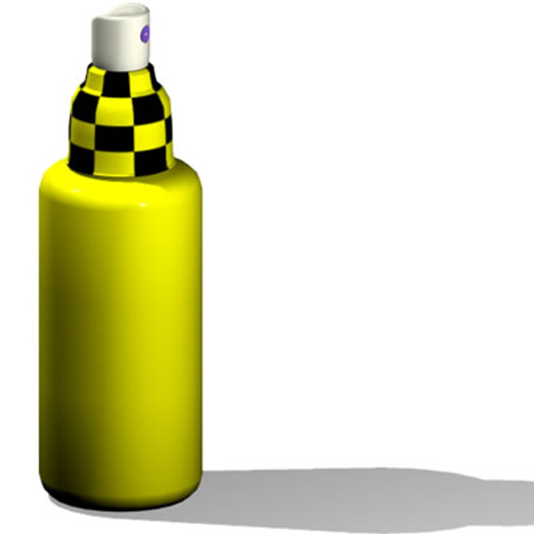 3d Spray Bottle Model
