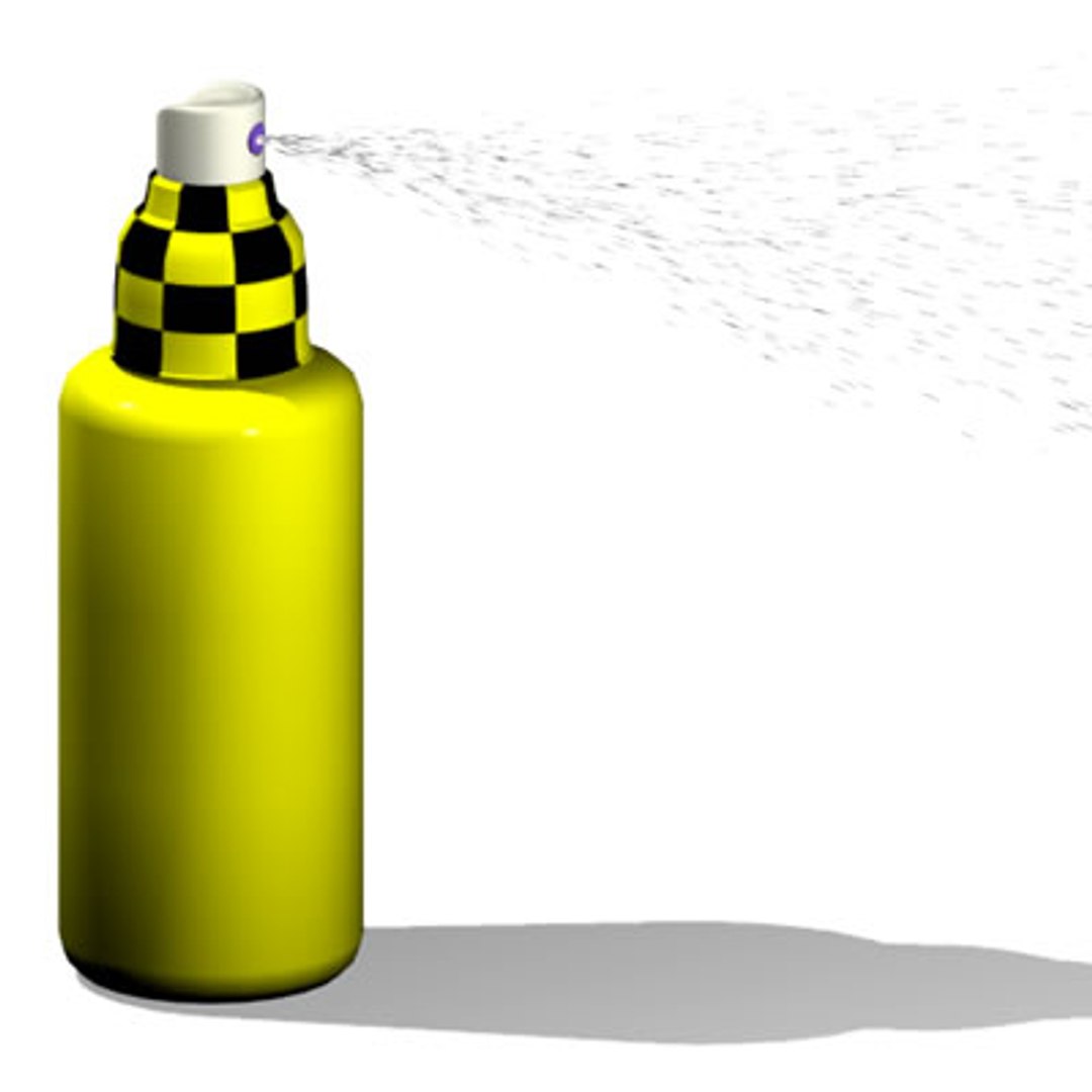 3d Spray Bottle Model