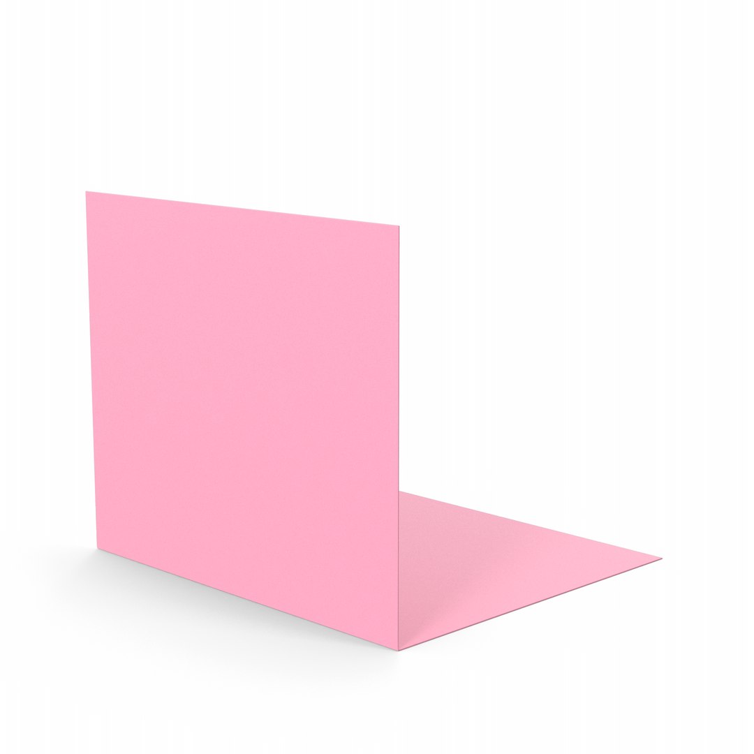 3D Pink Panel Studio Panel Model - TurboSquid 2215237
