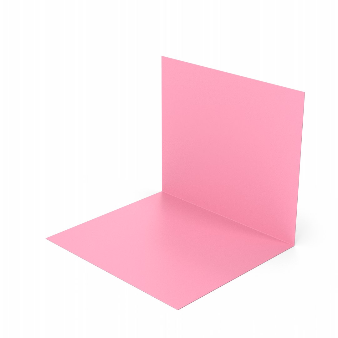 3D Pink Panel Studio Panel Model - TurboSquid 2215237