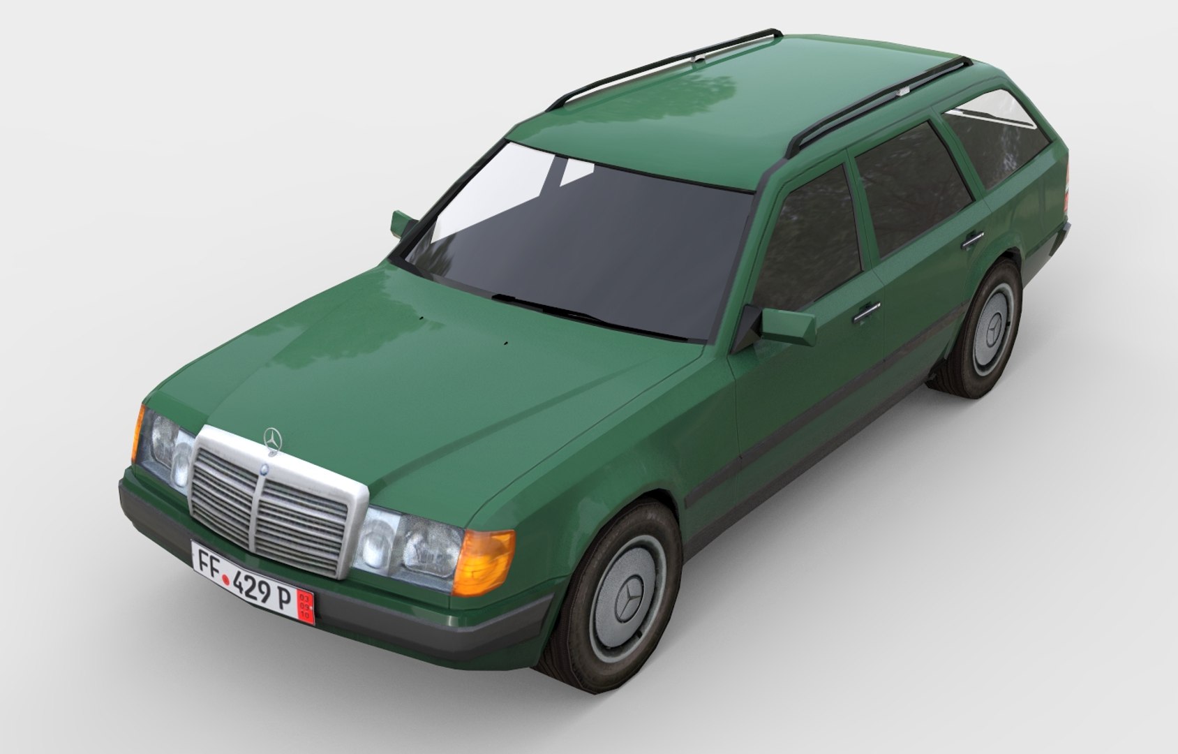 3d Model W124 Touring 300d