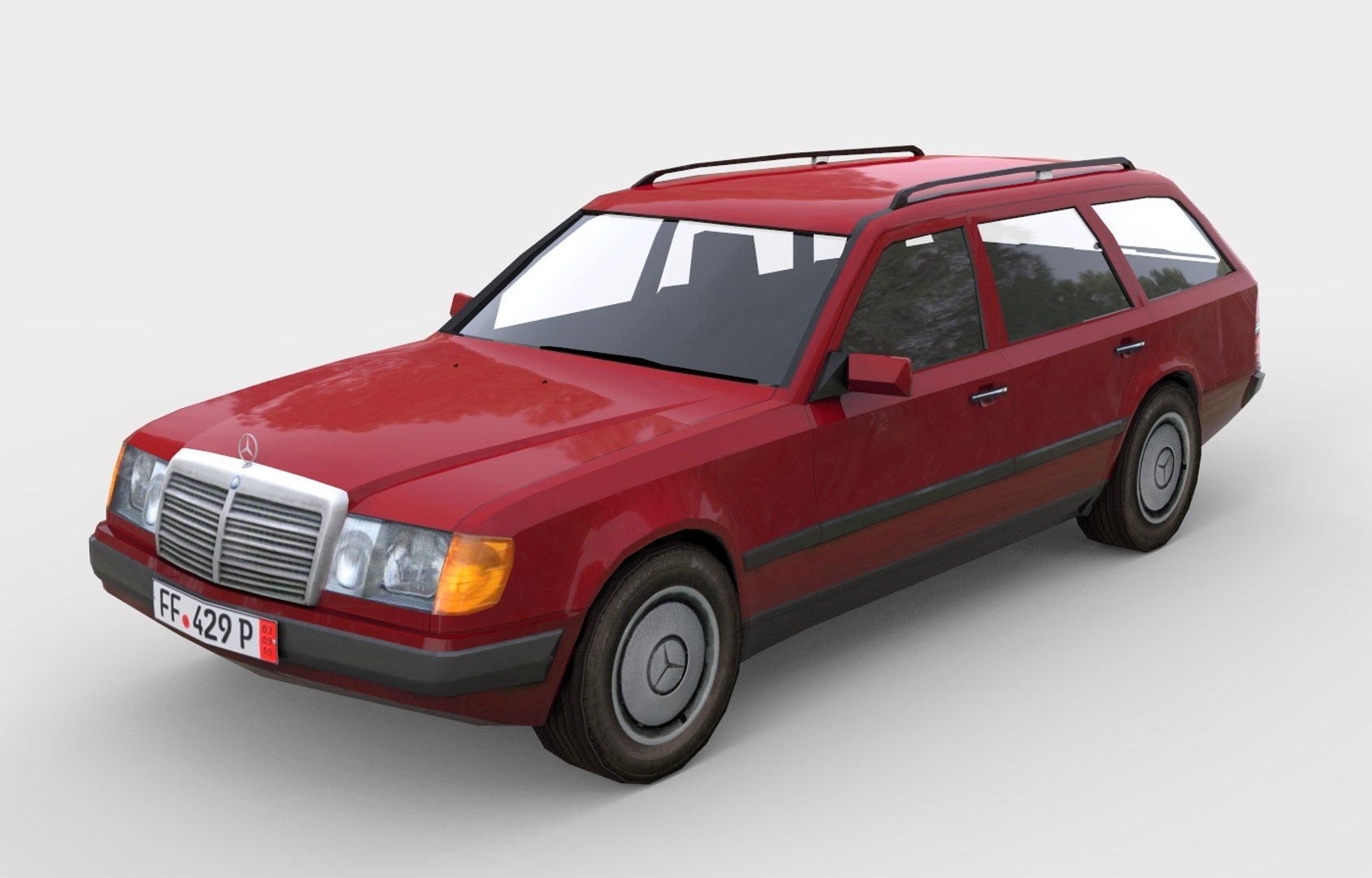 3d Model W124 Touring 300d