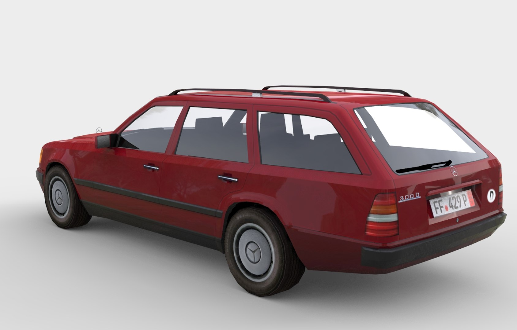 3d Model W124 Touring 300d