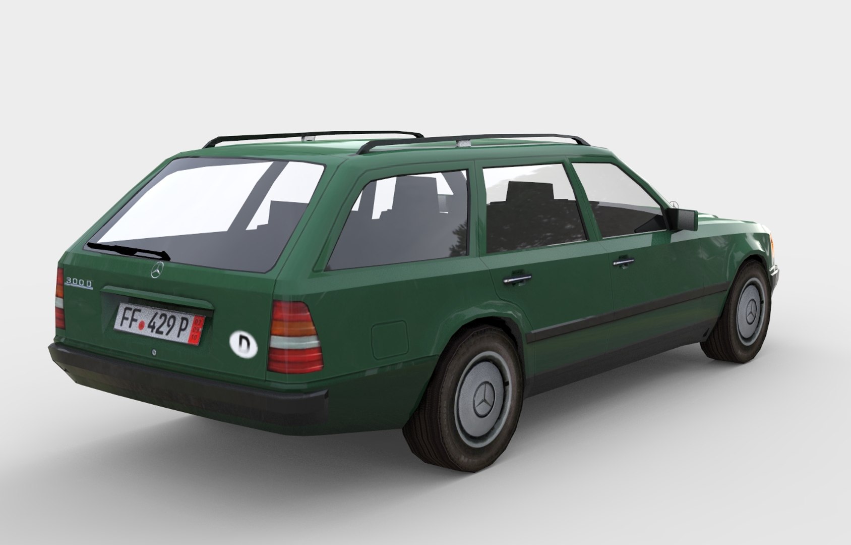 3d Model W124 Touring 300d