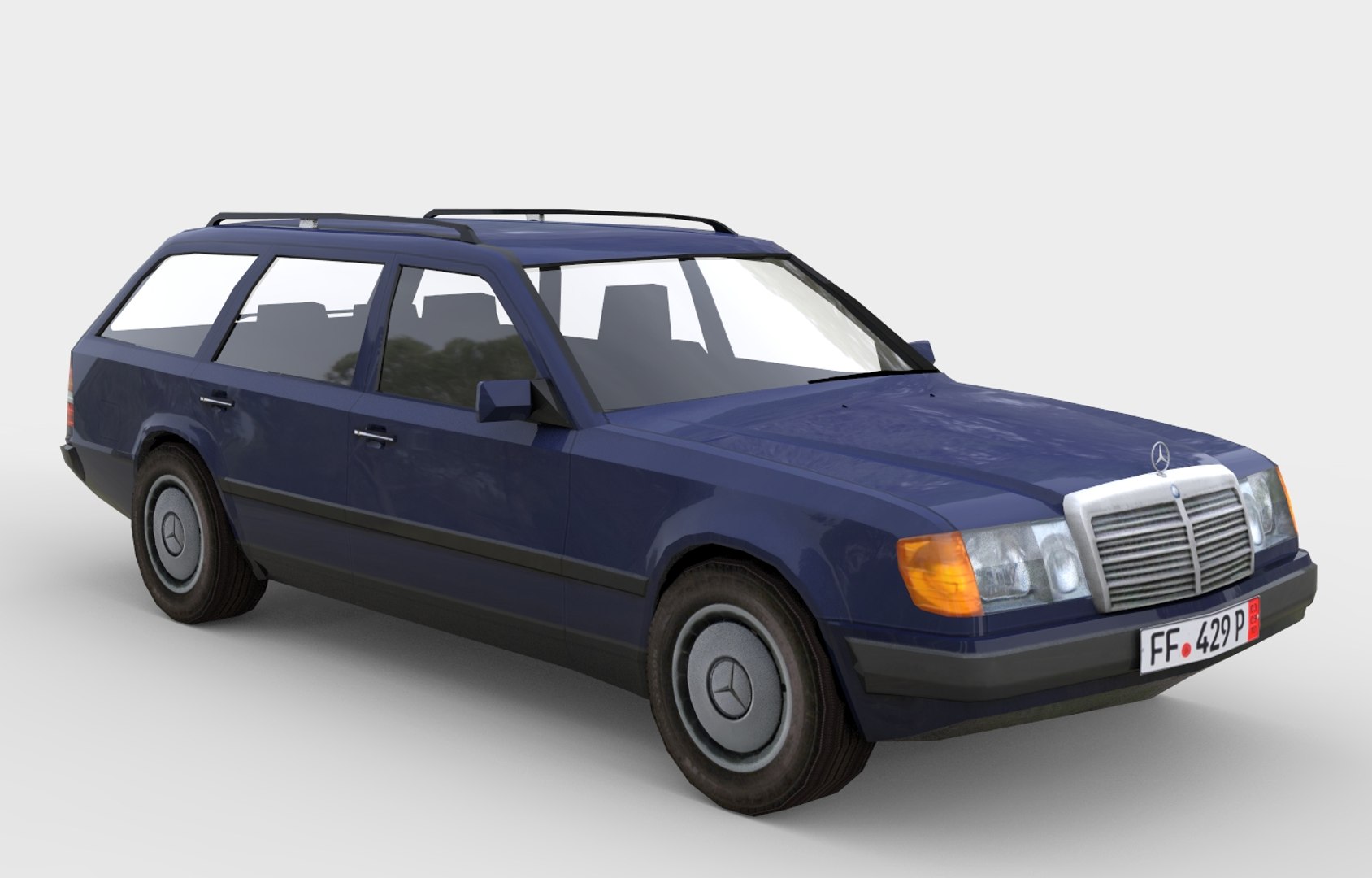 3d Model W124 Touring 300d