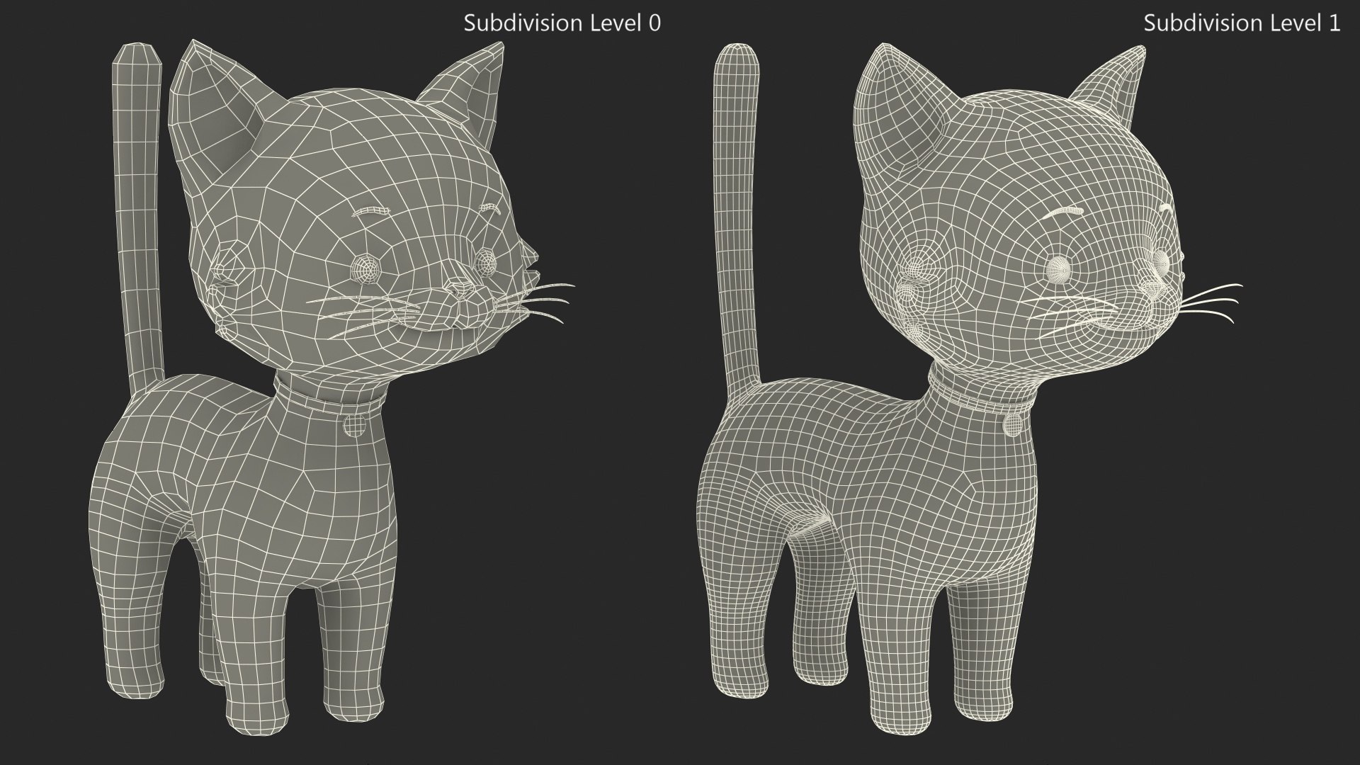 Funny and Cute Cartoon Cat Rigged for Modo 3D model - TurboSquid 1965708