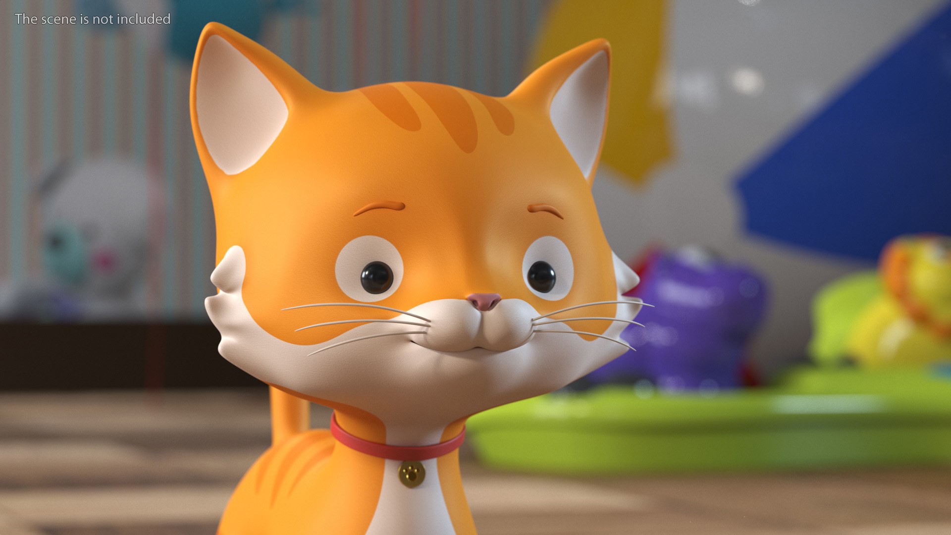 Funny and Cute Cartoon Cat Rigged for Modo 3D model - TurboSquid 1965708