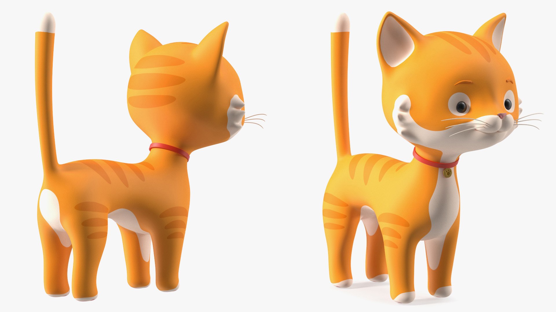 Funny and Cute Cartoon Cat Rigged for Modo 3D model - TurboSquid 1965708