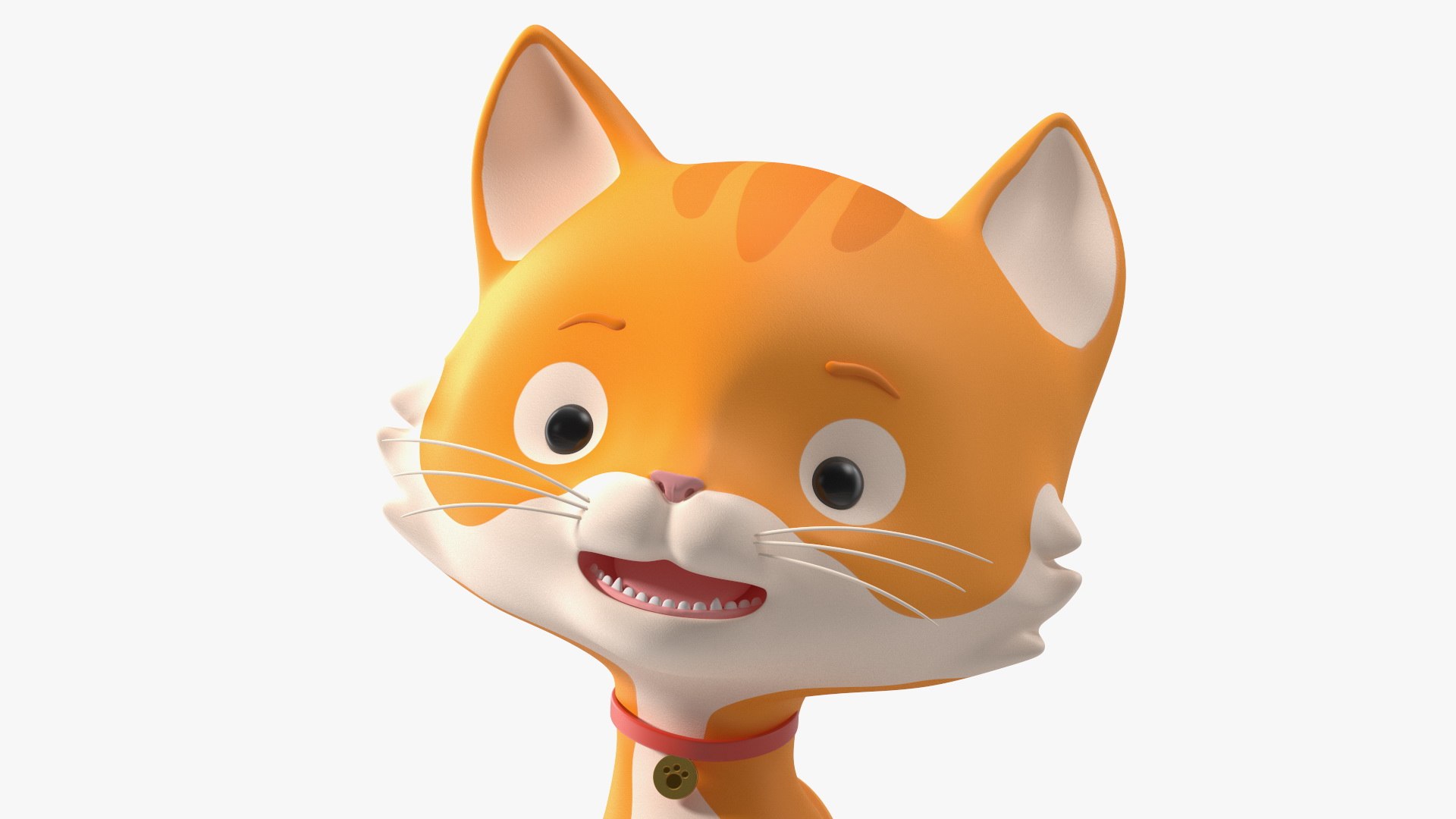 Funny and Cute Cartoon Cat Rigged for Modo 3D model - TurboSquid 1965708