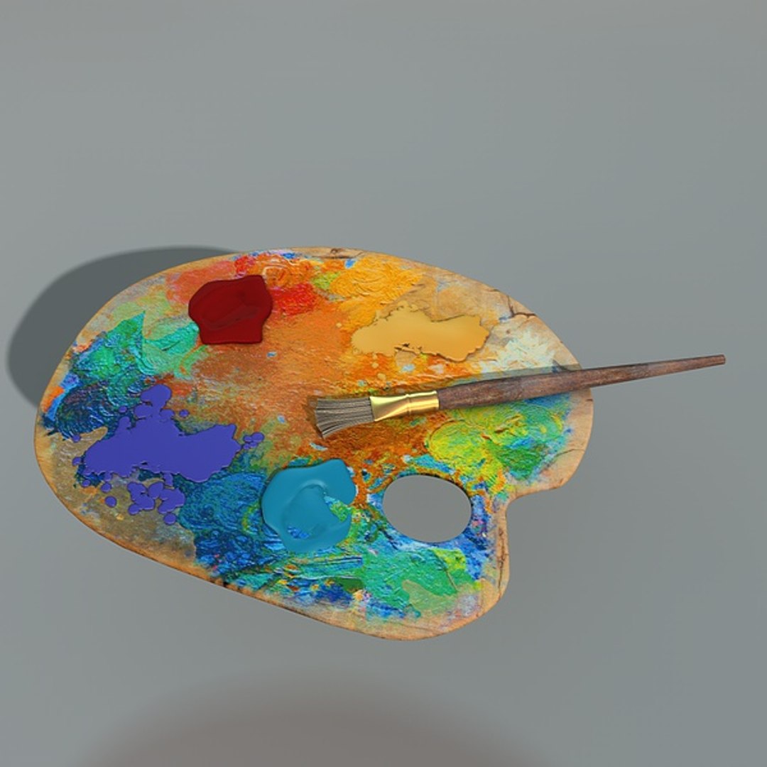 Colour Wheel 3d Model