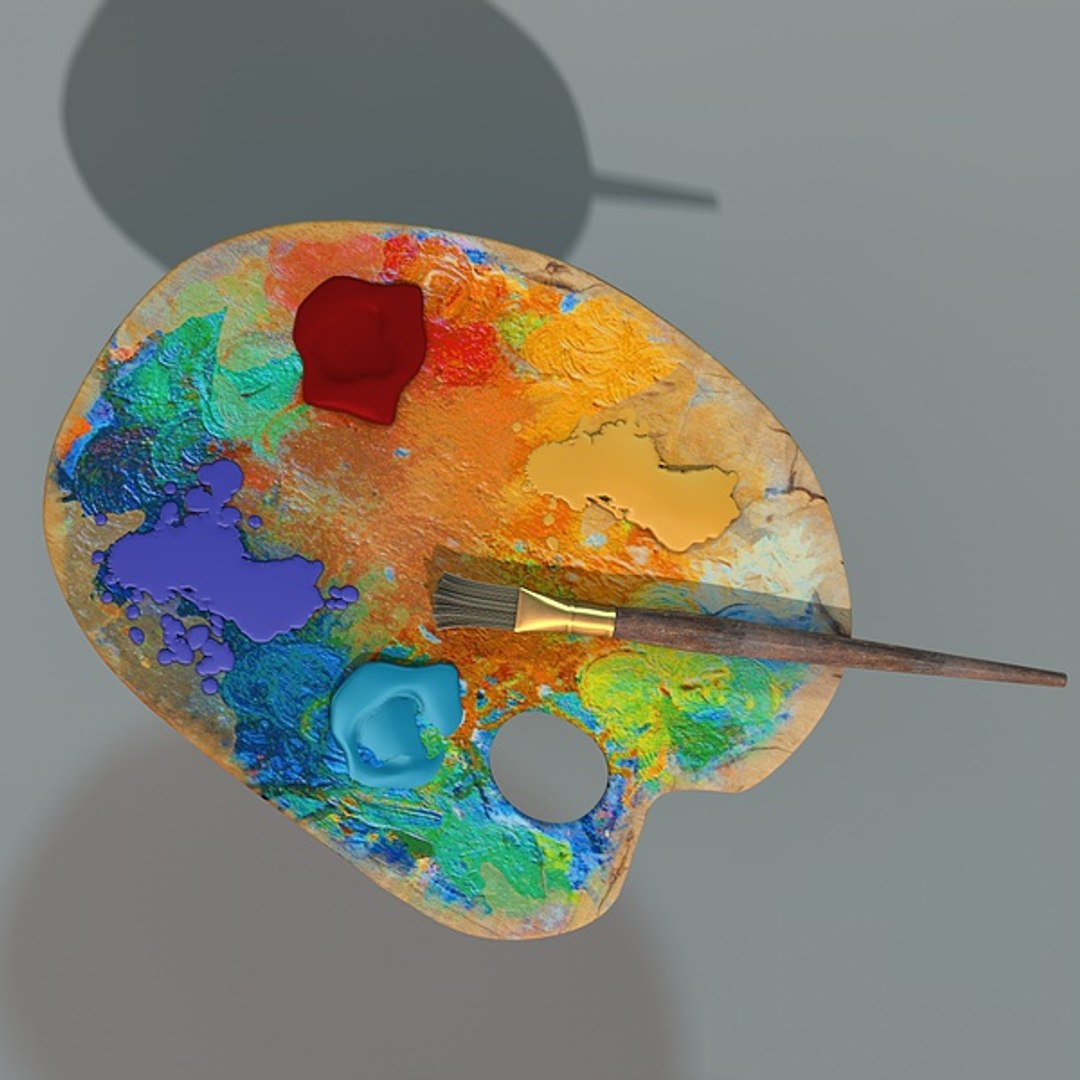 Colour Wheel 3d Model