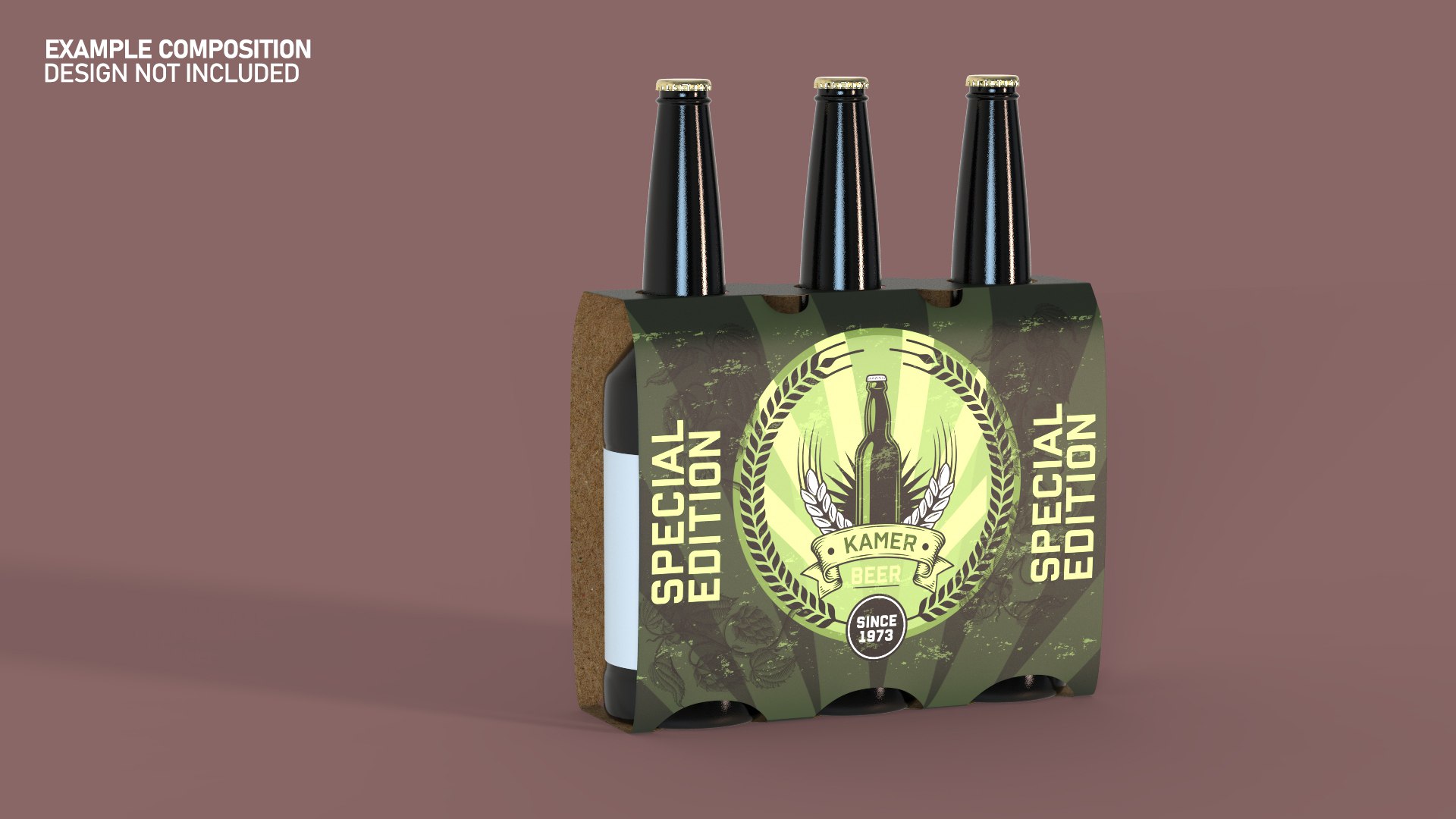 Beer Bottles Holder Packaging V2 3D Model - TurboSquid 1839810