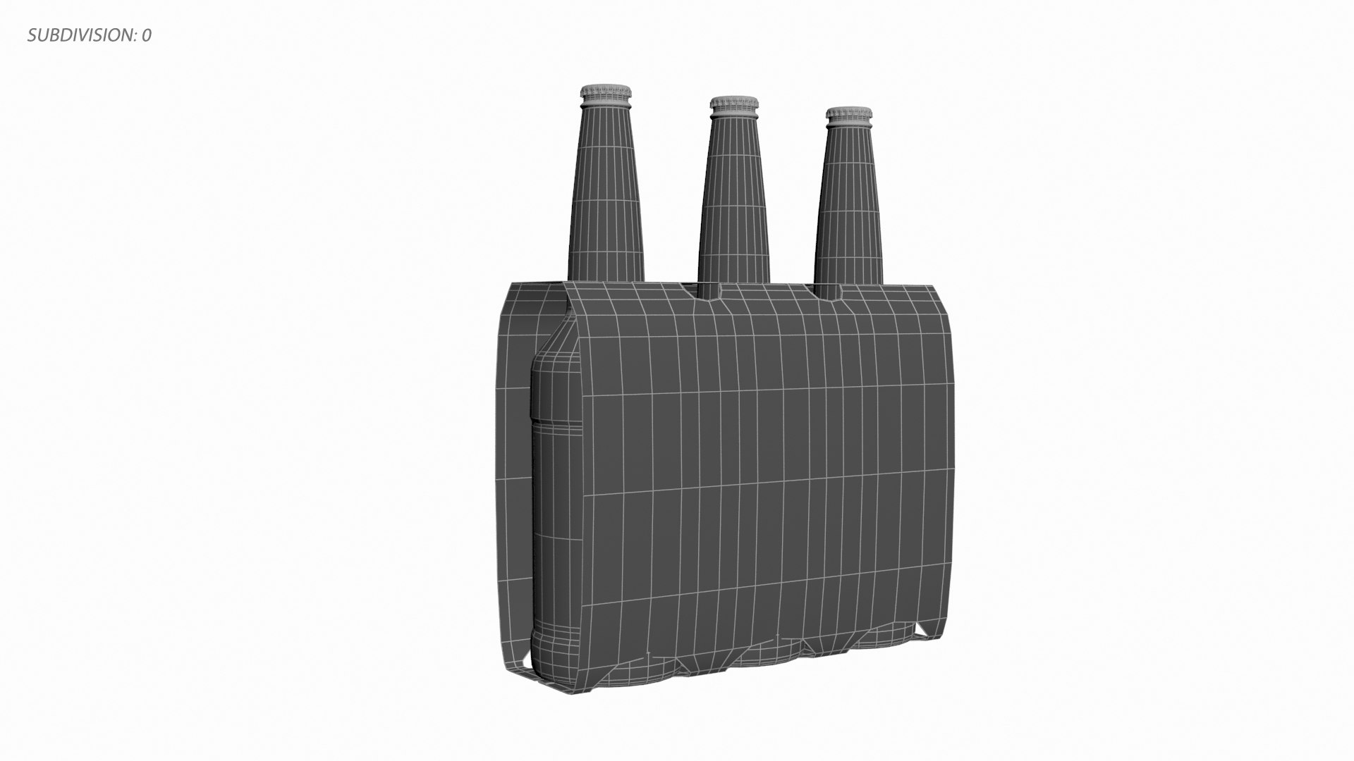 Beer Bottles Holder Packaging V2 3D Model - TurboSquid 1839810