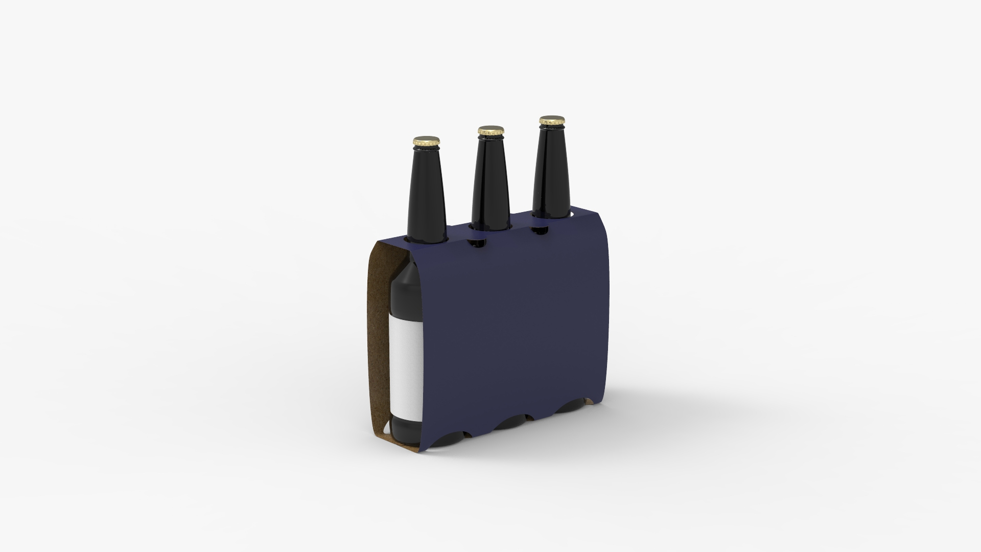 Beer Bottles Holder Packaging V2 3D Model - TurboSquid 1839810