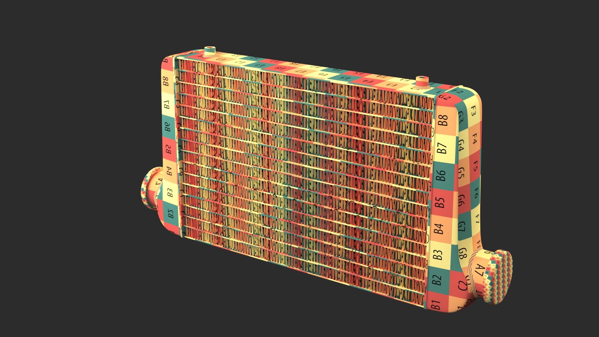 Car Intercooler Model - TurboSquid 2001085
