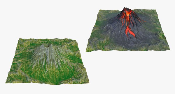 modelo 3d Colección Volcanes - TurboSquid 2005635