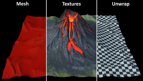modelo 3d Colección Volcanes - TurboSquid 2005635
