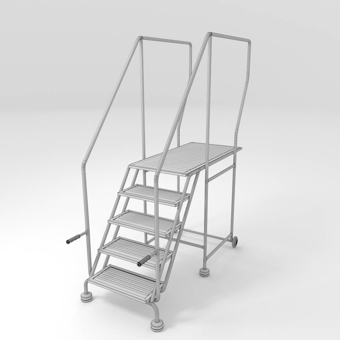 Step Ladder 3d Model