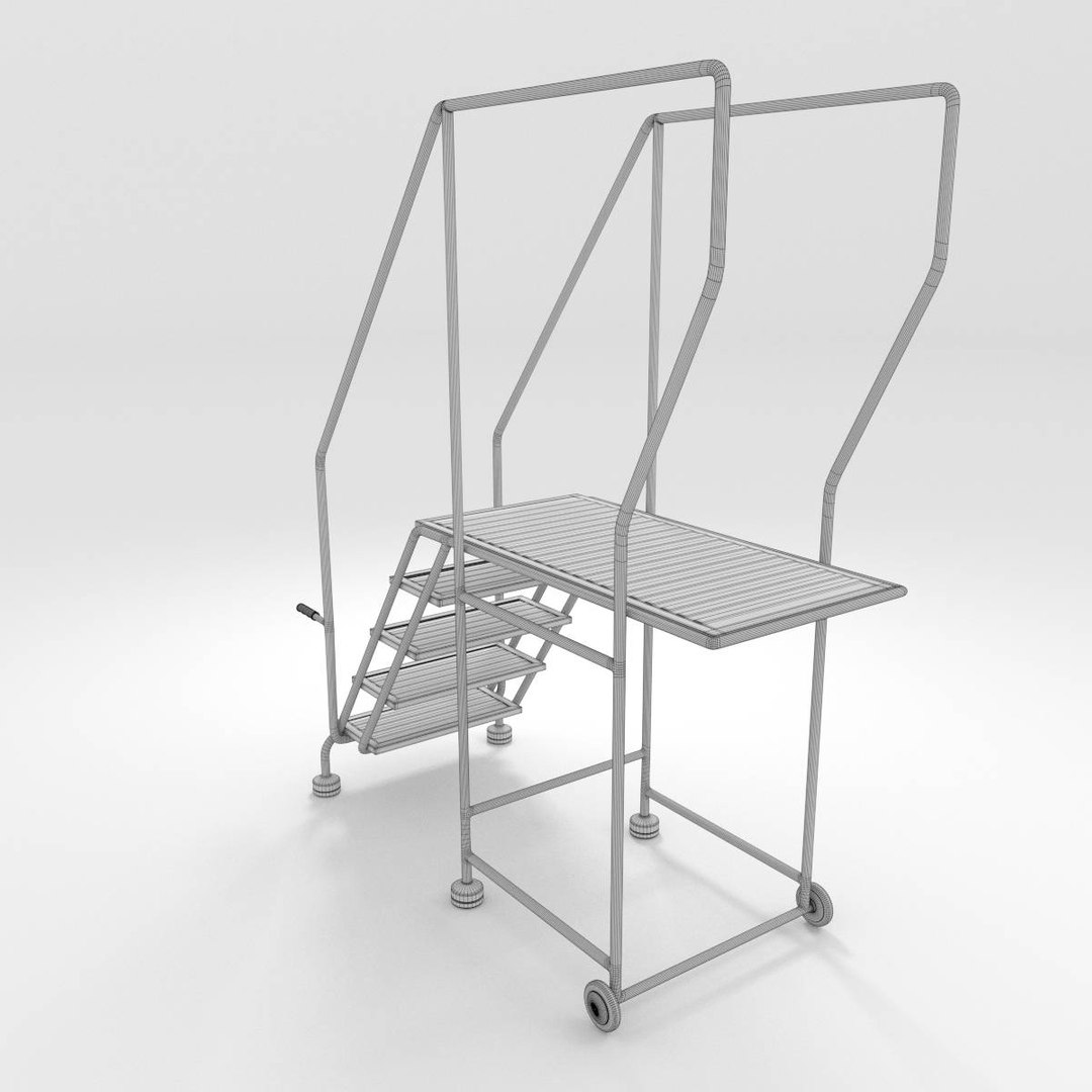 Step Ladder 3d Model