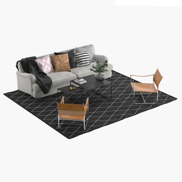 rug interior maps 3d model