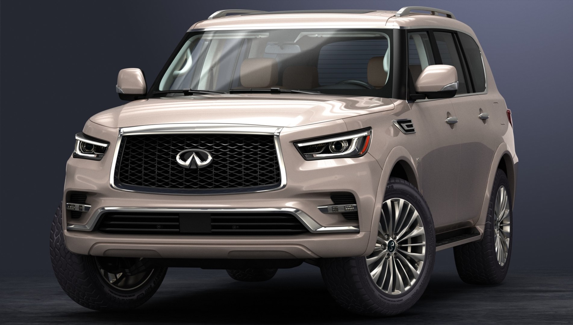 3D 2018 infiniti qx80 - TurboSquid 1255882