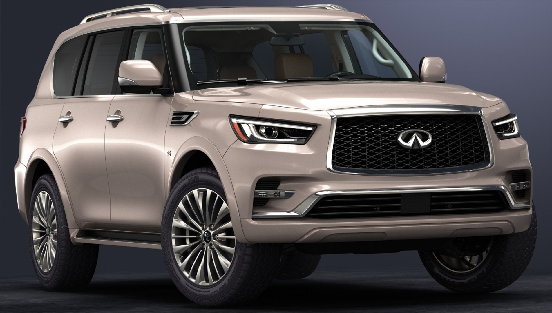 3D 2018 infiniti qx80 - TurboSquid 1255882