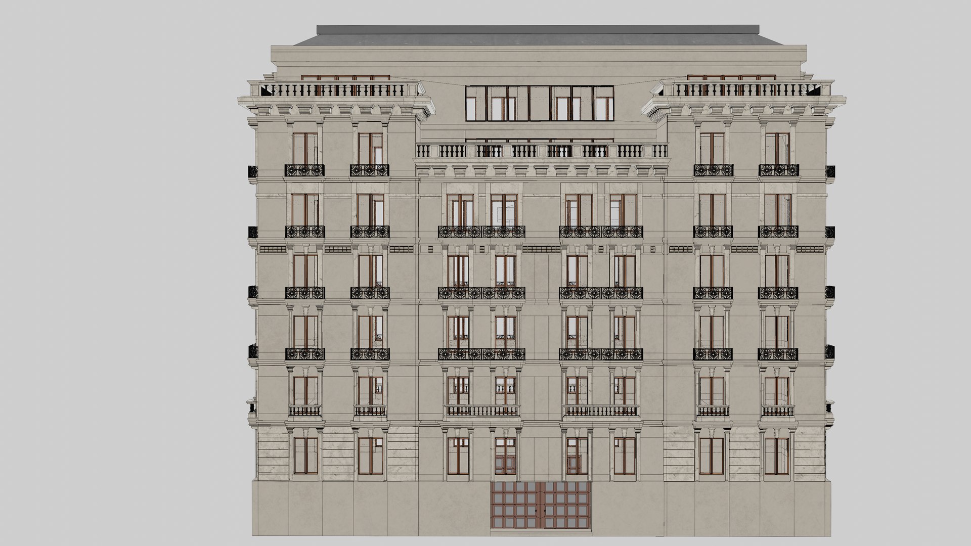Classical Architecture Apartment Model - TurboSquid 2080615
