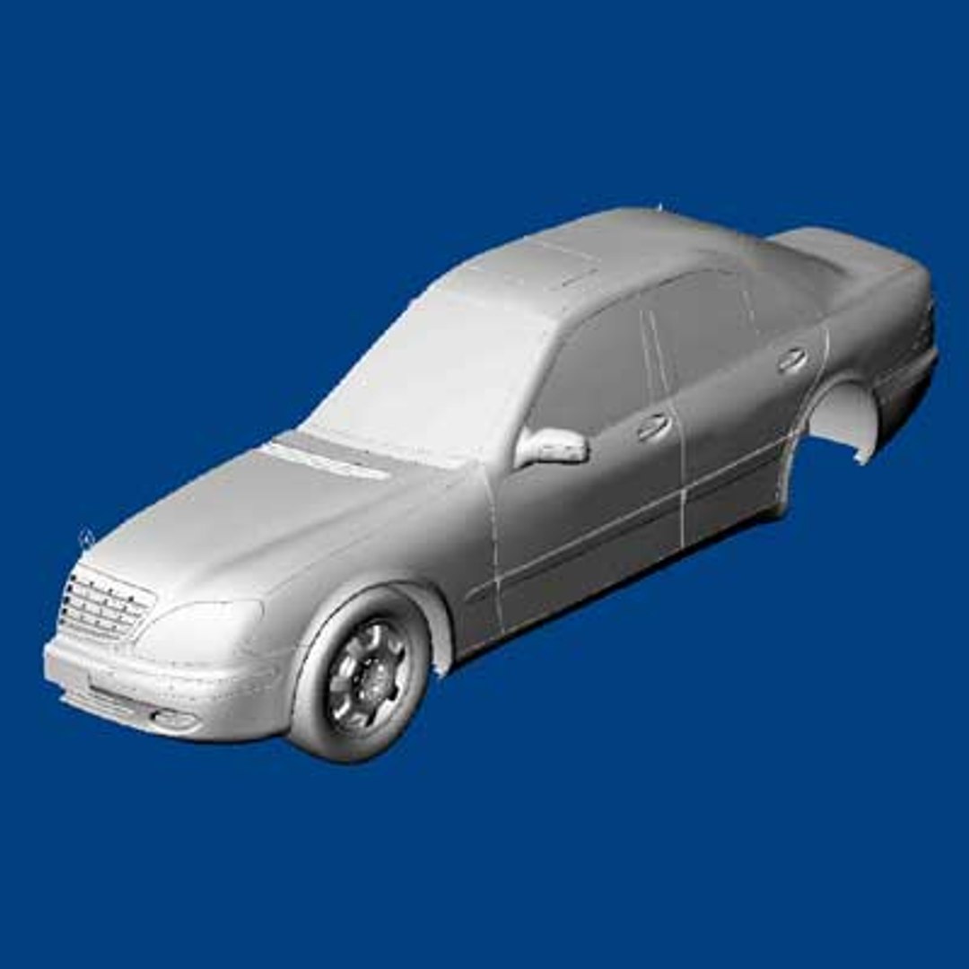 Iges Mercedes S 3d Model